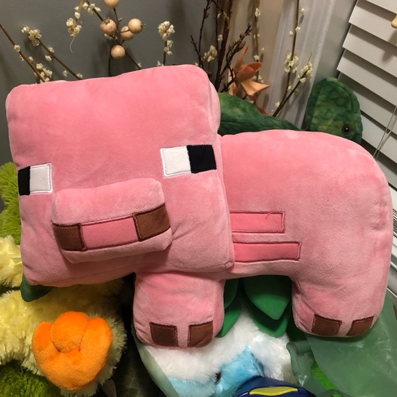 Minecraft | Toys | Minecraft Video Game Character Plush Pig Pillow ...